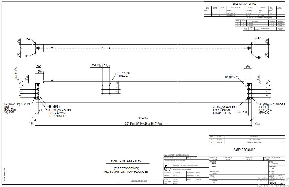 SAMPLE DRAWINGS – HelixCad Detailing Services